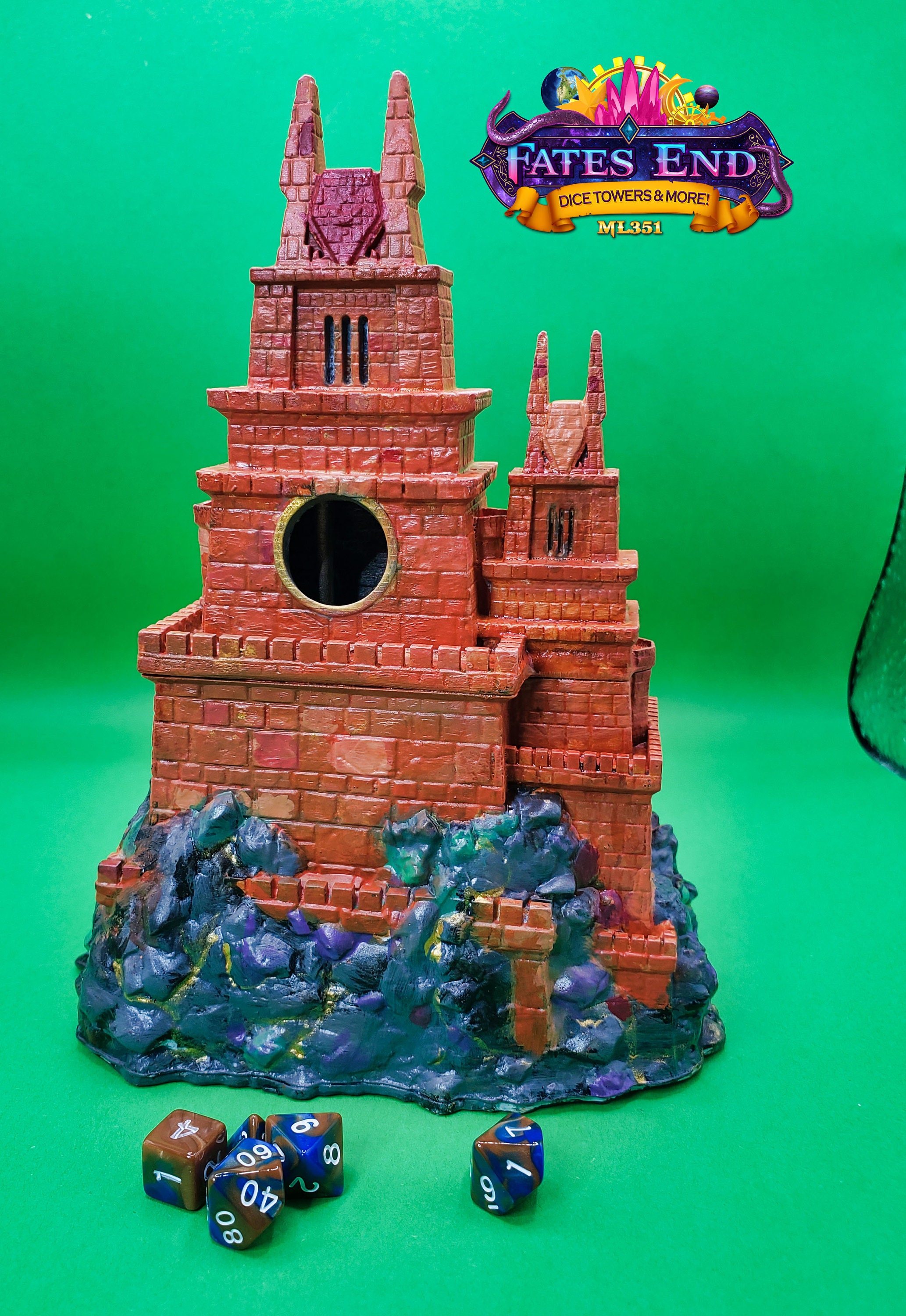 Dragonborn Dice Tower Made to Order Custom Painted - Etsy