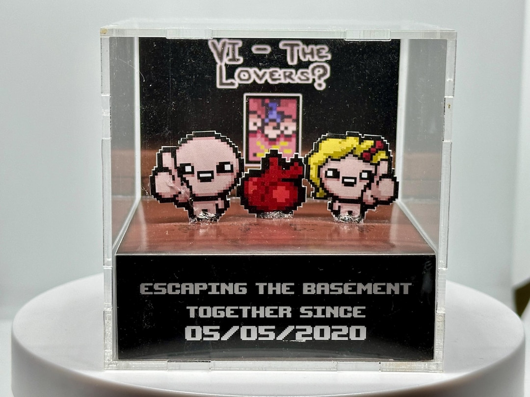 The Binding of Isaac 3D Cube Diorama Customizable - Etsy