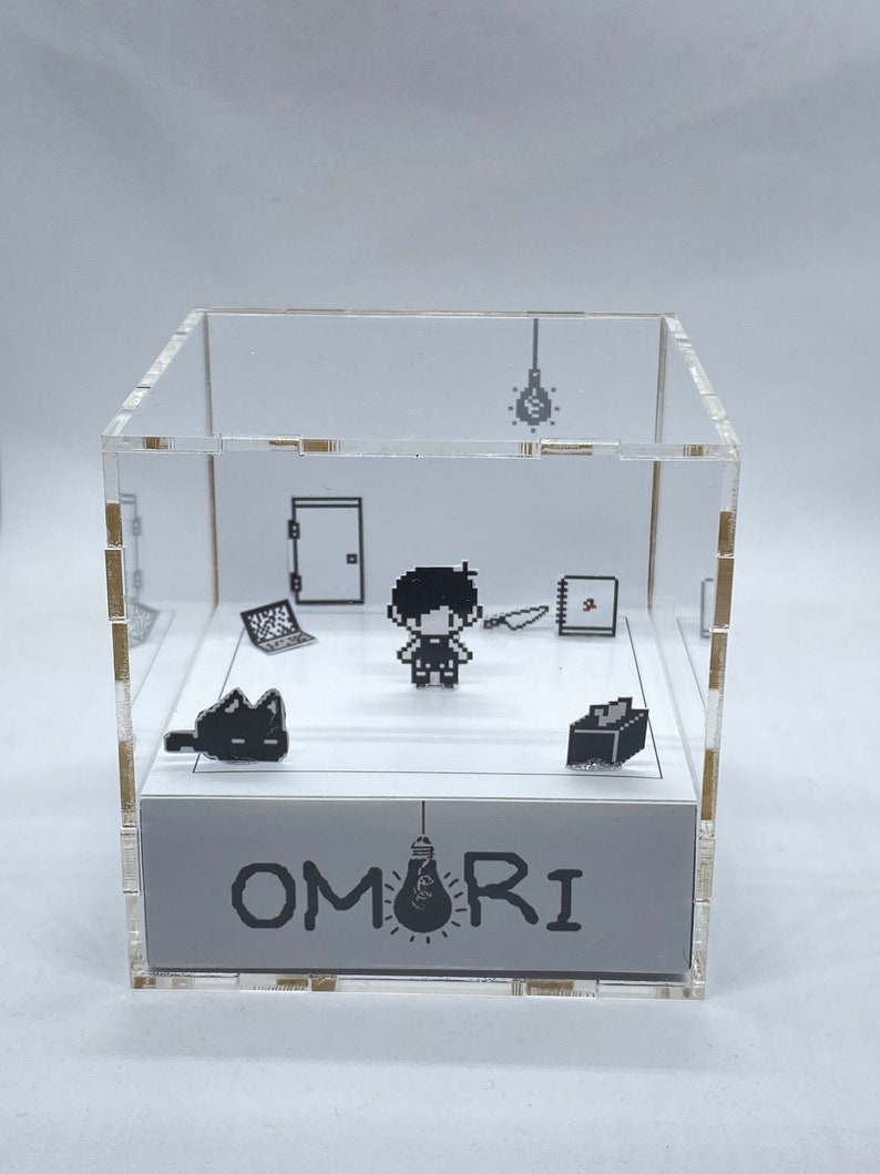 White Space OMORI 3d Cube Diorama - Etsy