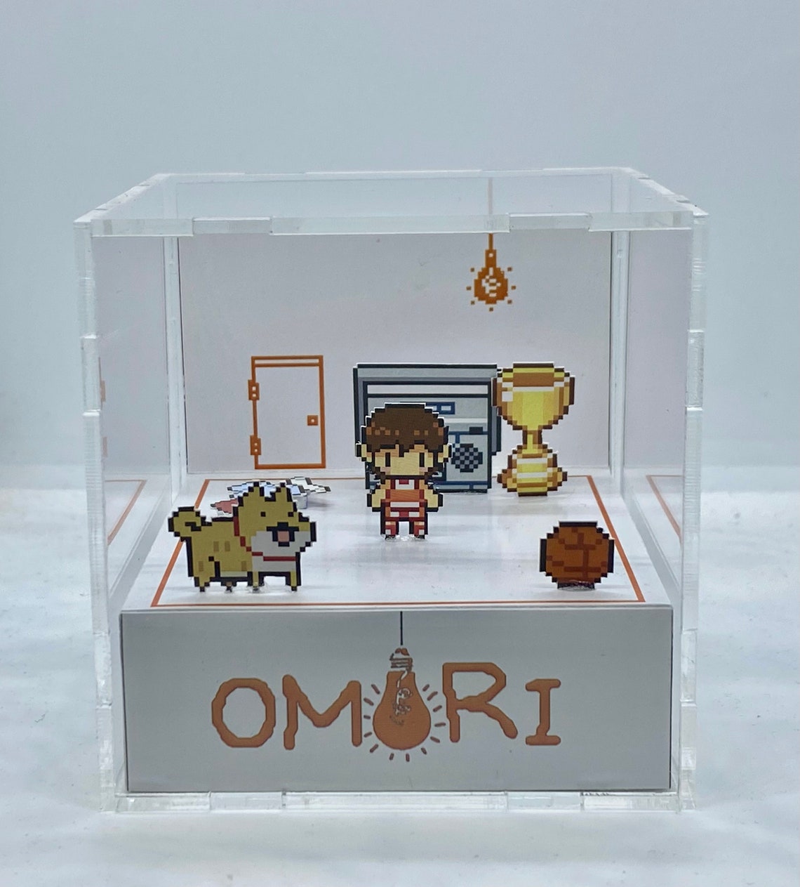 3D Cube Kel Diorama Orange Space Omori - Etsy