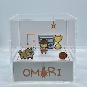 3D Cube Kel Diorama Orange Space Omori - Etsy