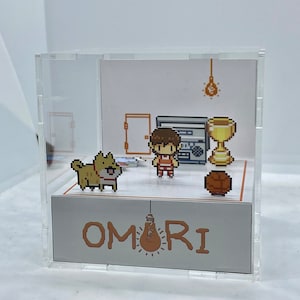 3D Cube Kel Diorama Orange Space Omori - Etsy