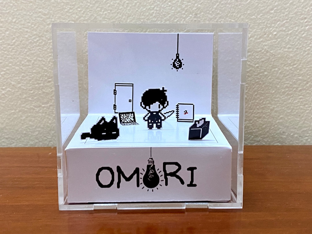 White Space OMORI 3d Cube Diorama - Etsy