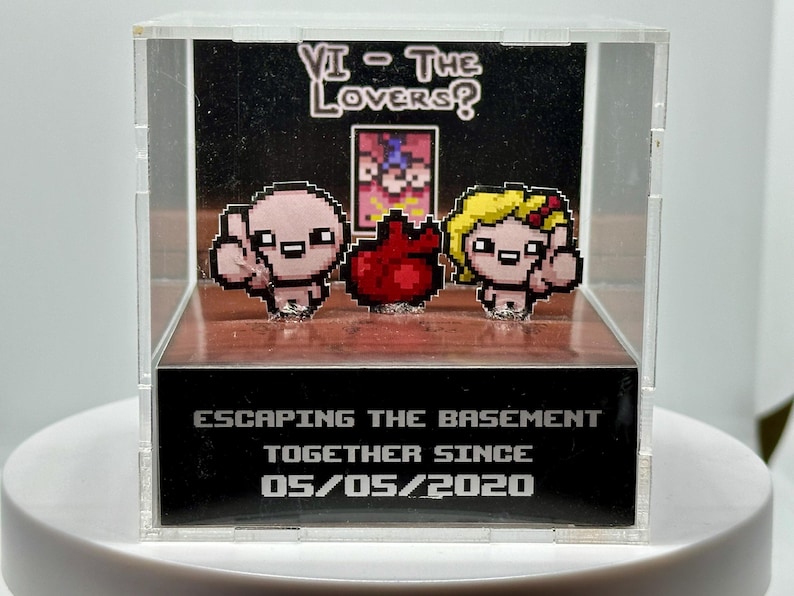 The Binding of Isaac 3D Cube Diorama Customizable - Etsy