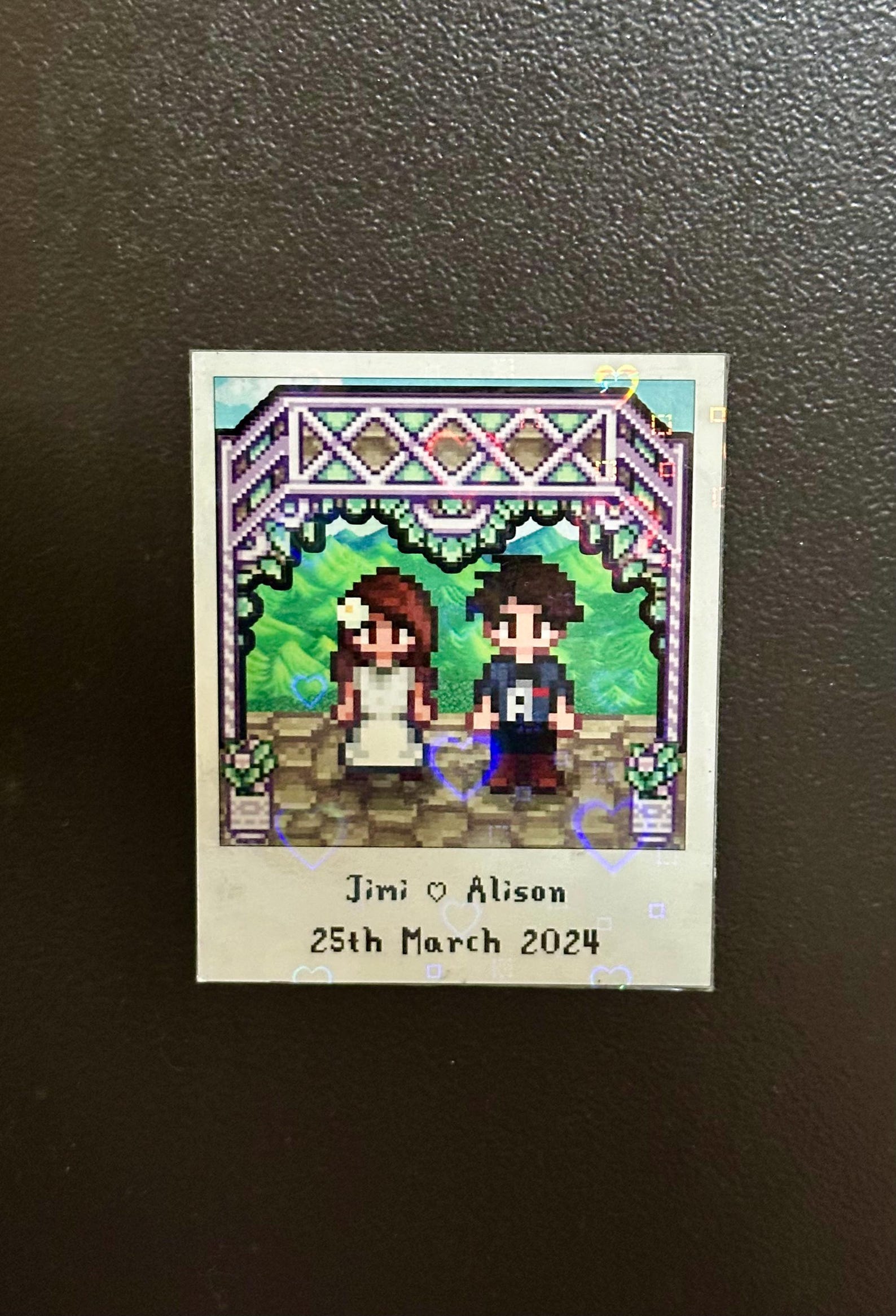 Customizable Stardew Valley Farmers Magnet Anniversary Gift for Him/her ...