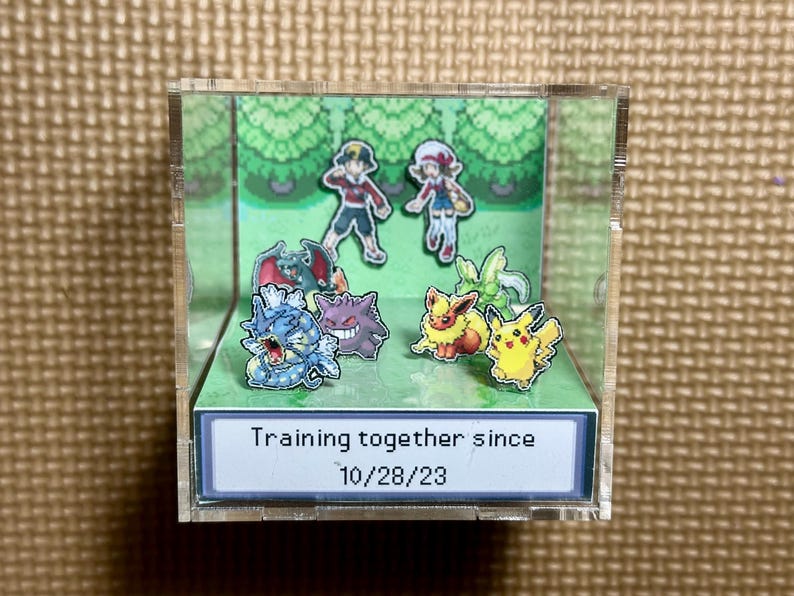 3D Cube Diorama the Anniversary Wedding Valentine Proposal Marriage ...