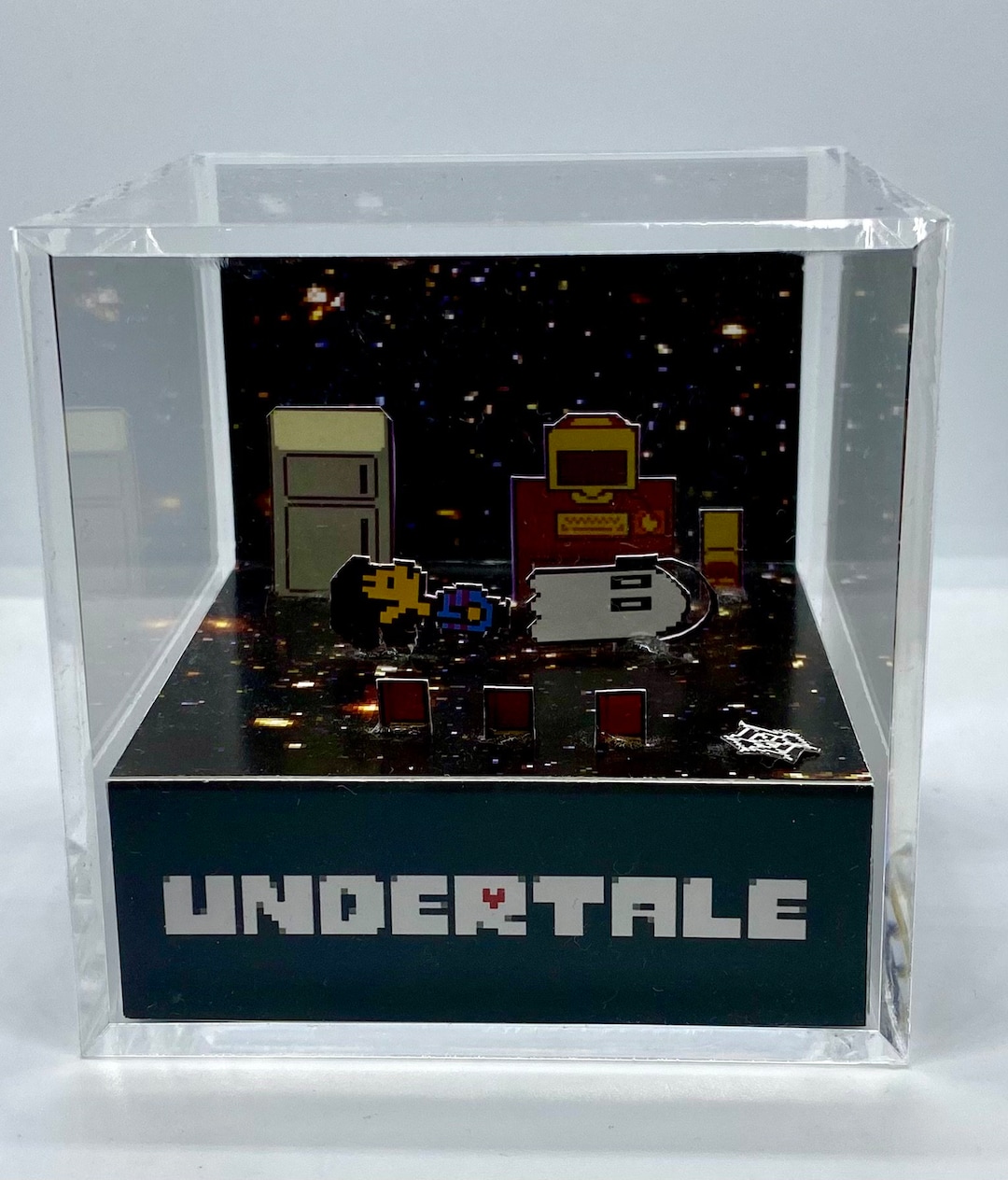 3D Cube Undertale Napstablook Cube Diorama 3D Videogame Shadow Box Gift ...