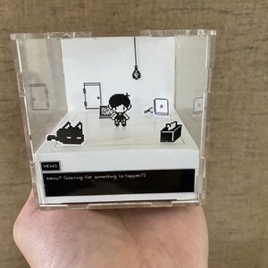 White Space OMORI 3d Cube Diorama - Etsy