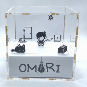 White Space OMORI 3d Cube Diorama - Etsy