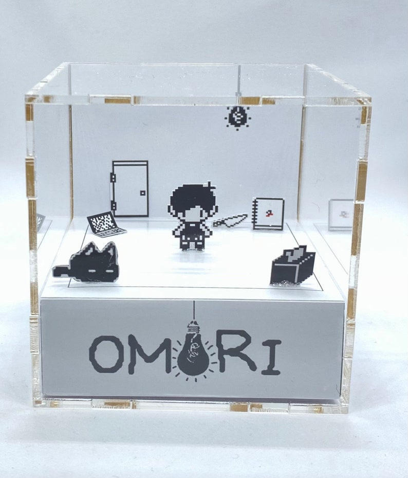 White Space OMORI 3d Cube Diorama - Etsy