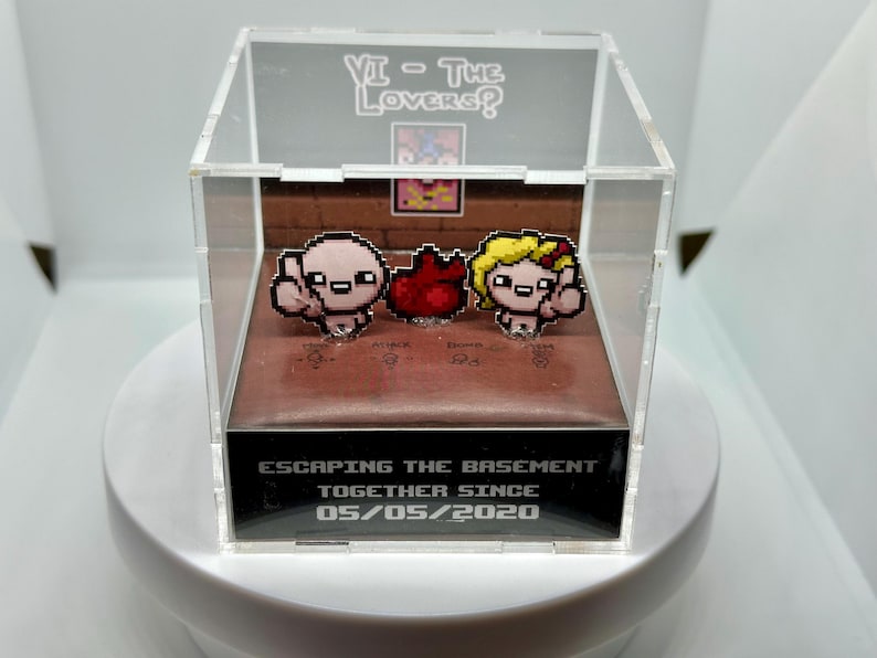 The Binding of Isaac 3D Cube Diorama Customizable - Etsy