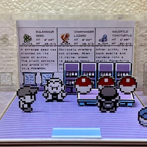 3D Cube Diorama Pokmon " Every Journey Begins With a Choice" - Etsy