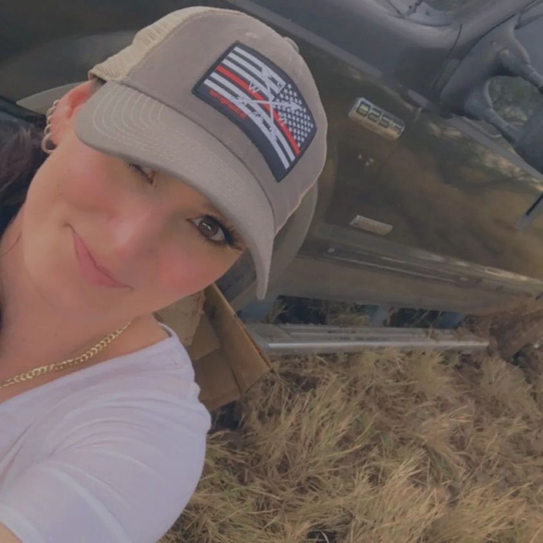 PNW Arrows Red Line Flag Hat - Etsy