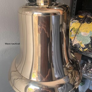 Nautical 18" Big Hanging Door Bell,brass Ship Bell,with Wall Mounted ...