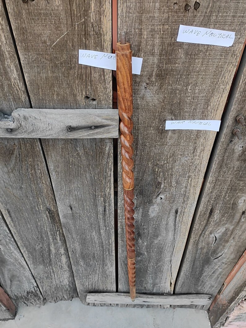 Knob Head Handle Handmade Walking Stick Vintage Solid - Etsy