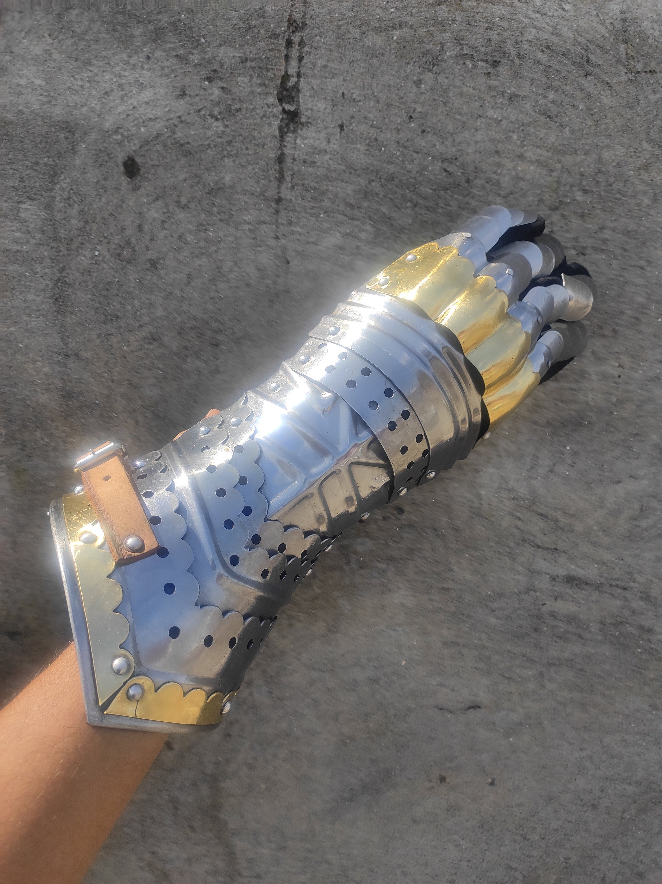 Medieval Templar Gauntlets Steel Medieval Armor Gloves - Etsy