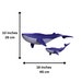 Whale 3D Papercraft Kit - Animal Trophy Statue, Whale Figure Low Poly ...