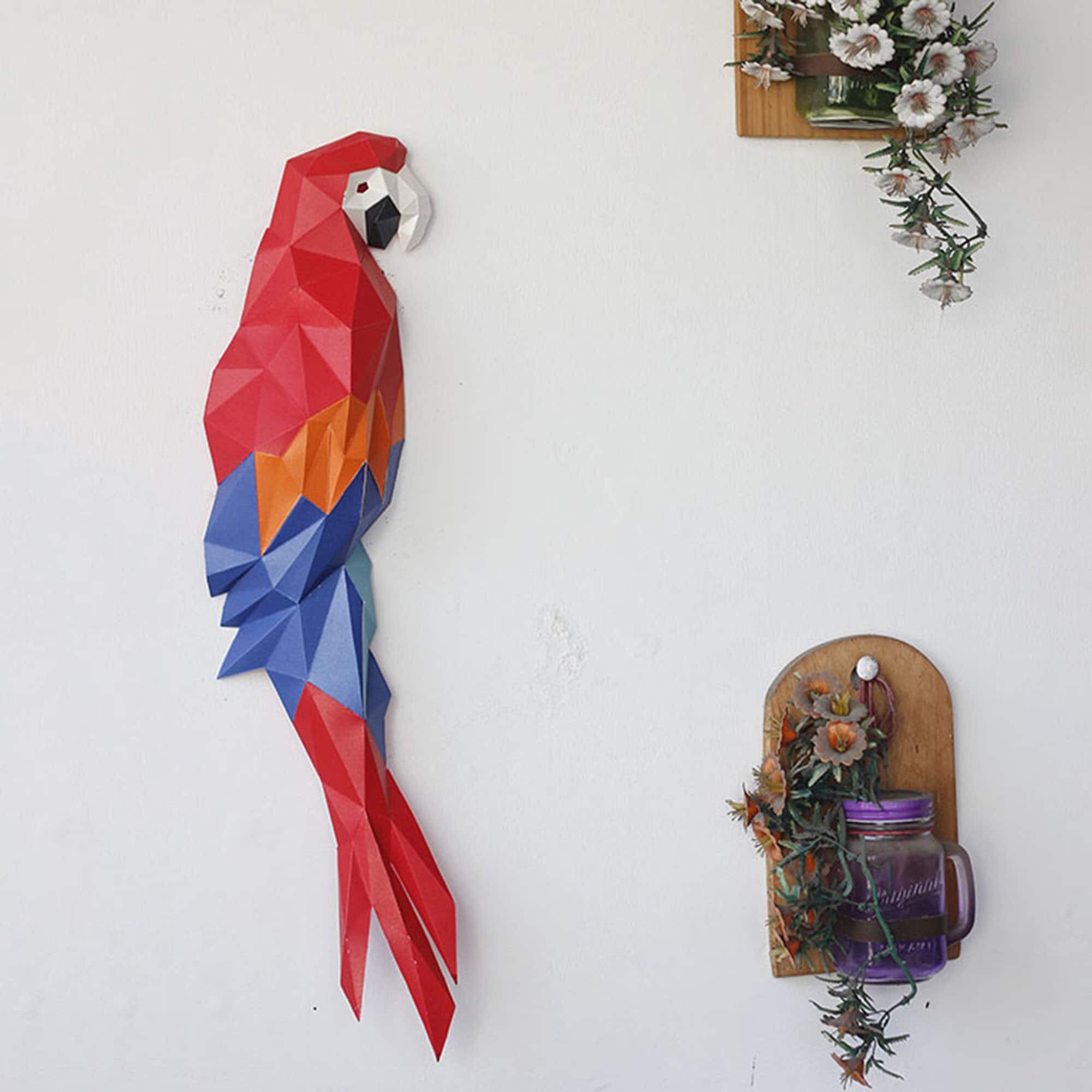 Easy Origami Macaw