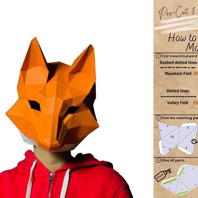 Therian Fox Mask Kit - Etsy