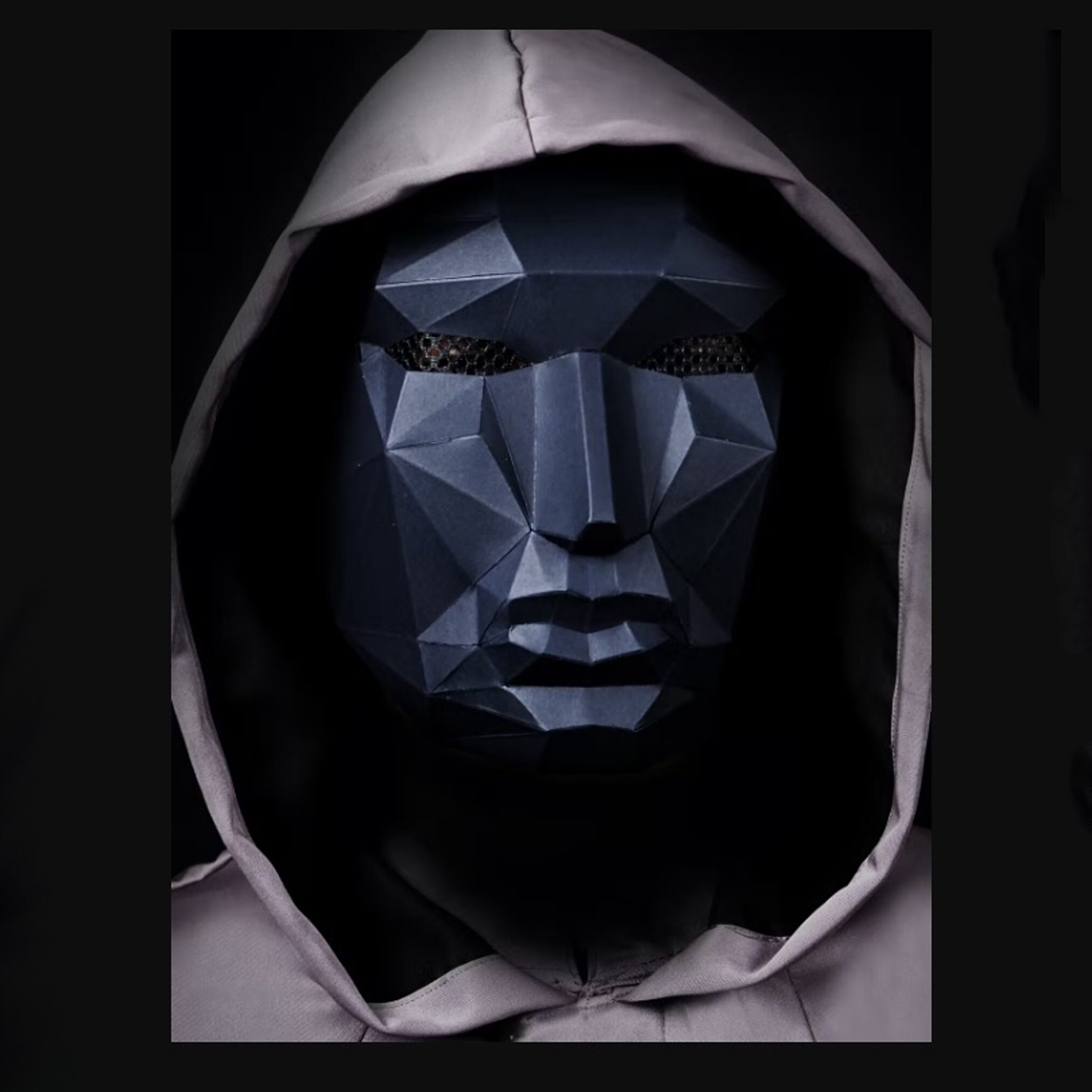 Front Man Mask DIY Paper Head Mask Kit Pre-cut & Pre-folded - Etsy