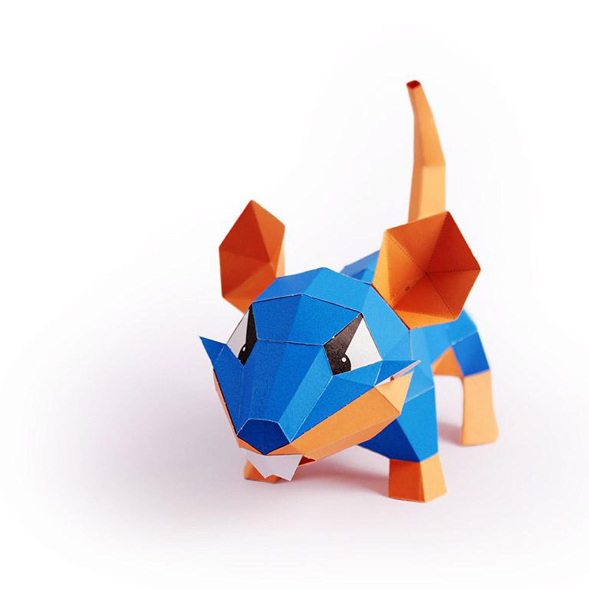 Mouse 3D Paper Model, Lamp - Etsy