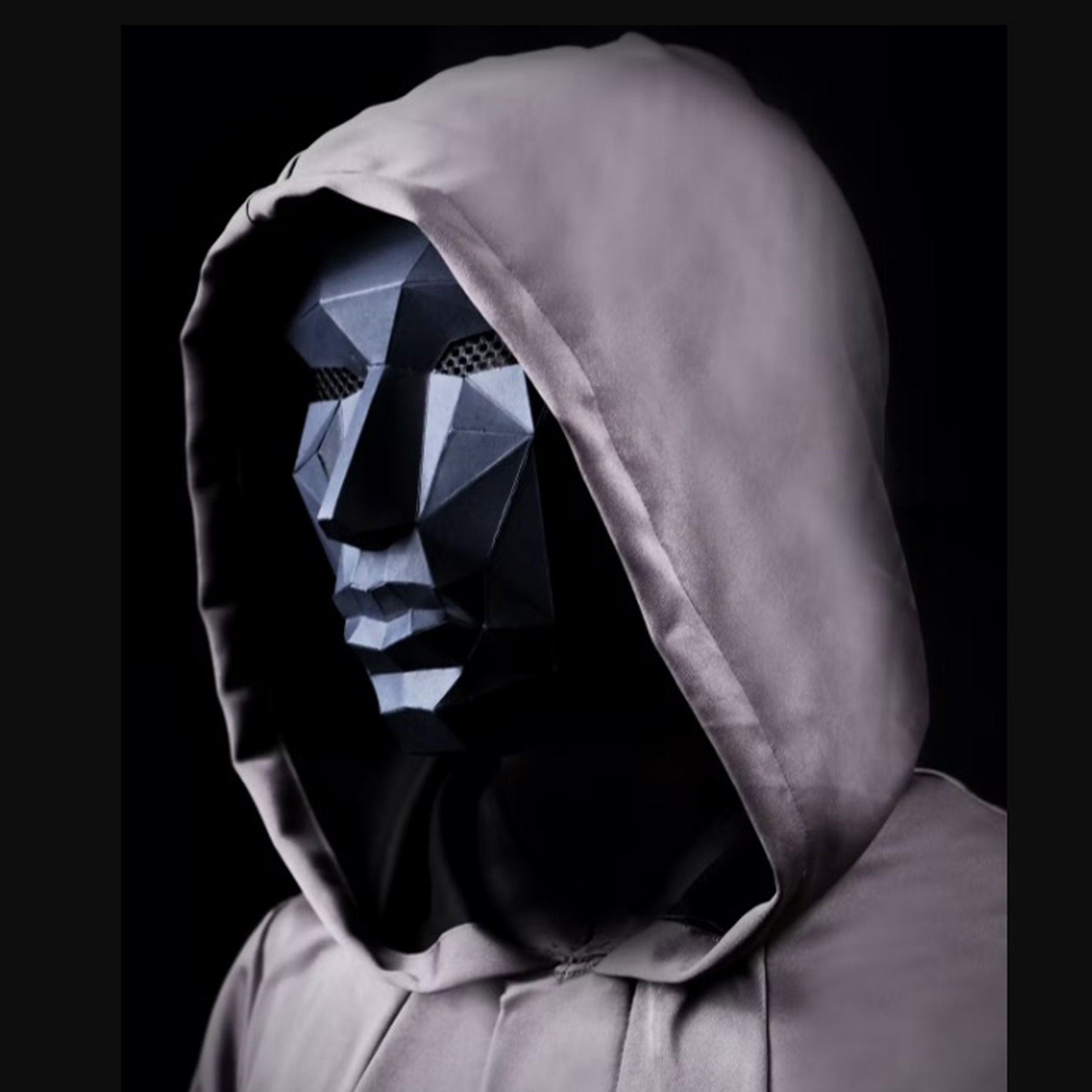 Front Man Mask DIY Paper Head Mask Kit Pre-cut & Pre-folded - Etsy