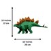 Stegosaurus 3D Papercraft Kit Animal Trophy Statue, Dinosaur Figure Low ...