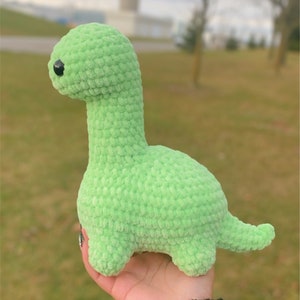 BRONTOSAURUS DINO | Crochet Dinosaur Plushie | Cute Dino Amigurumi ...
