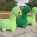 BRONTOSAURUS DINO | Crochet Dinosaur Plushie | Cute Dino Amigurumi ...