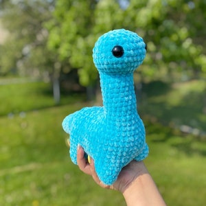BRONTOSAURUS DINO | Crochet Dinosaur Plushie | Cute Dino Amigurumi ...
