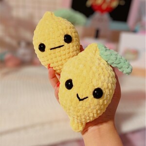 LEMON PLUSH | Crochet Lemon Amigurumi | Cute Food Plushie | Fruity ...