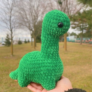BRONTOSAURUS DINO | Crochet Dinosaur Plushie | Cute Dino Amigurumi ...