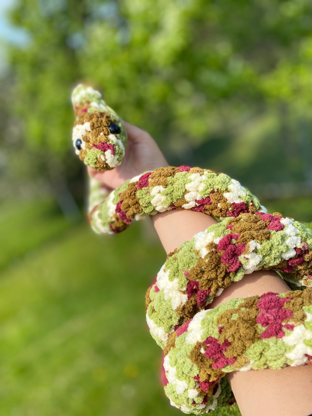 SNAKE PLUSH | Crochet Snake Amigurumi | Cute Fun Toy for Children ...