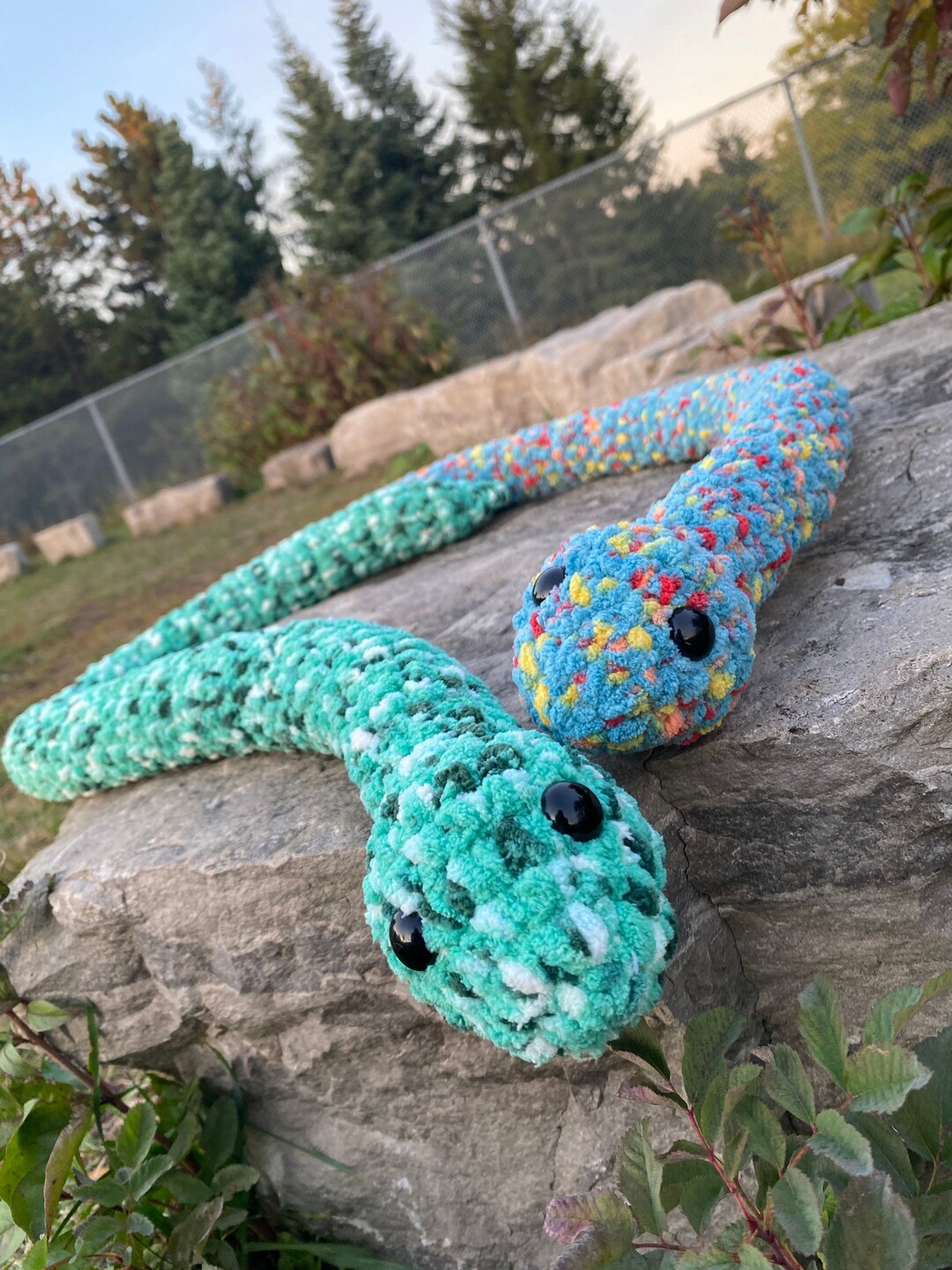 SNAKE PLUSH Crochet Snake Amigurumi Cute Fun Toy for - Etsy