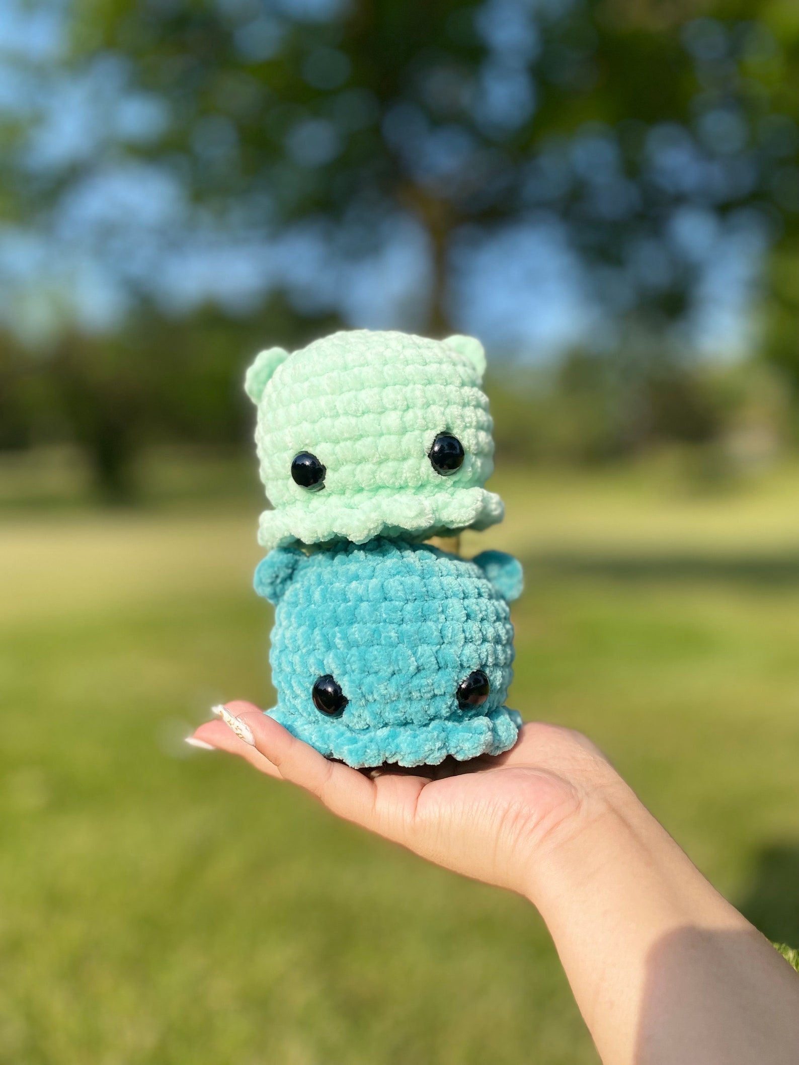 DUMBO OCTOPUS PLUSH | Crochet Octo Amigurumi | Cute Blue Sea Animal ...