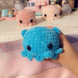 DUMBO OCTOPUS PLUSH Crochet Octo Amigurumi Cute Blue Sea - Etsy