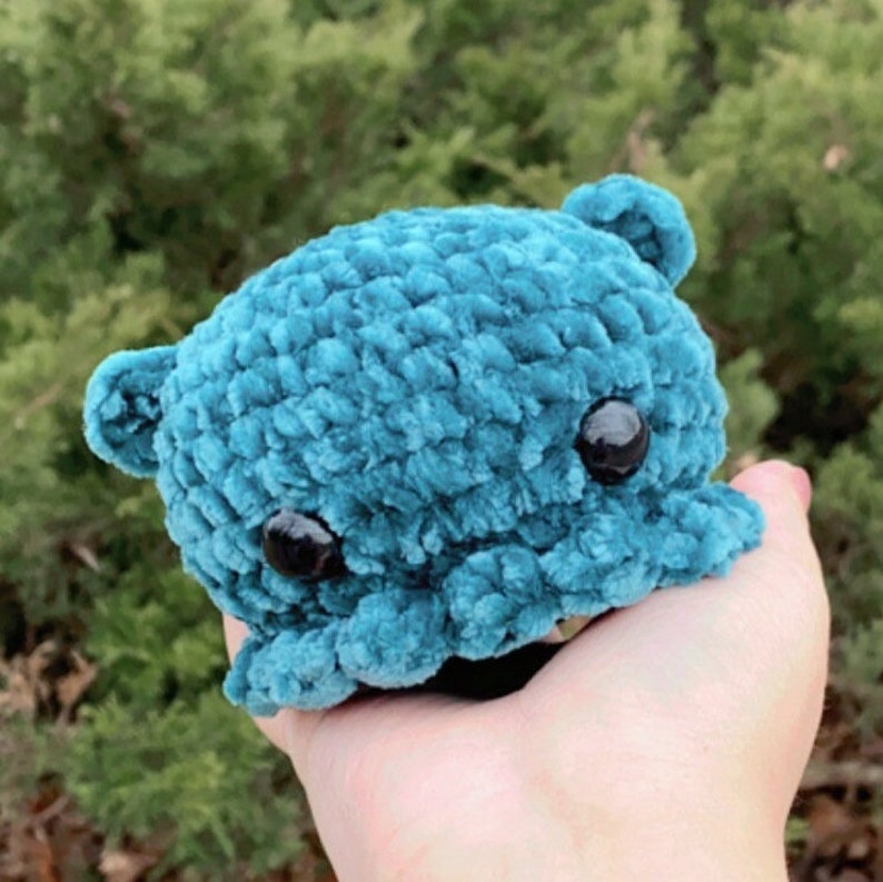 DUMBO OCTOPUS PLUSH | Crochet Octo Amigurumi | Cute Blue Sea Animal ...