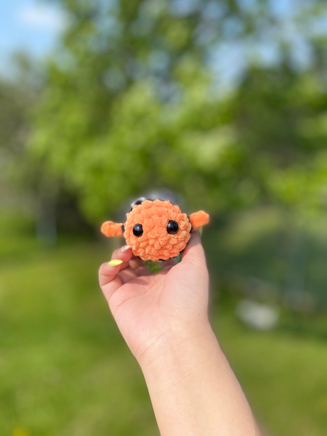 BABY CLOWNFISH | Crochet Clown Fish Amigurumi | Cute Baby Clownfish Toy ...