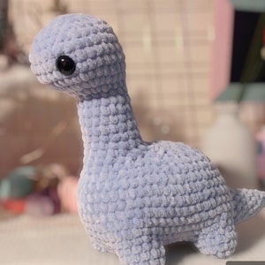 BRONTOSAURUS DINO | Crochet Dinosaur Plushie | Cute Dino Amigurumi ...