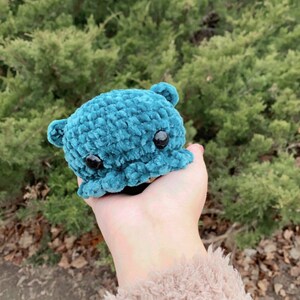 DUMBO OCTOPUS PLUSH Crochet Octo Amigurumi Cute Blue Sea - Etsy