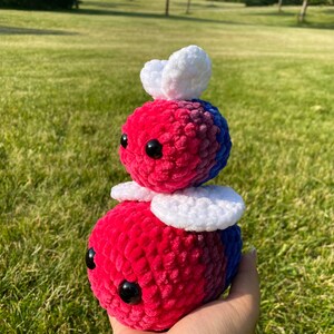 BI-BEE | Bisexual Bee Plushie | Crochet Pride Flag Amigurumi | Cute Bi Plush | LGBTQIA+ Plushie ...