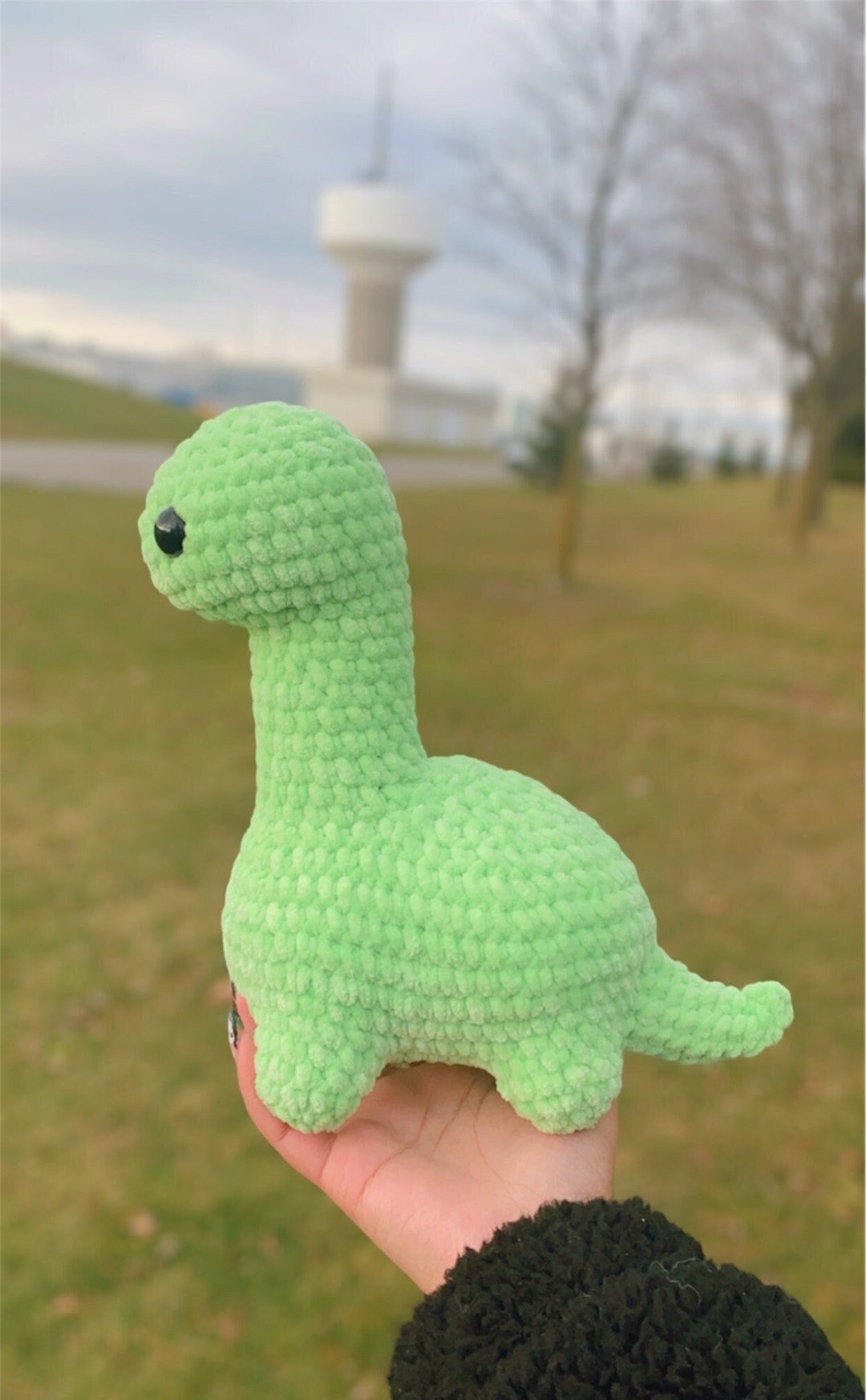 BRONTOSAURUS DINO | Crochet Dinosaur Plushie | Cute Dino Amigurumi ...