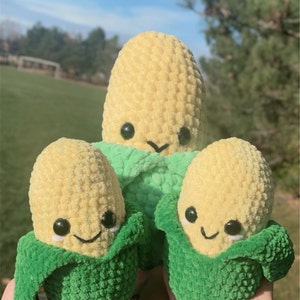 CORN PLUSH | Crochet Corn Amigurumi | Cute Food Plushie | Vegetable ...