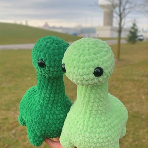 BRONTOSAURUS DINO | Crochet Dinosaur Plushie | Cute Dino Amigurumi ...