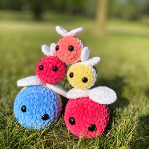 BI-BEE | Bisexual Bee Plushie | Crochet Pride Flag Amigurumi | Cute Bi Plush | LGBTQIA+ Plushie ...