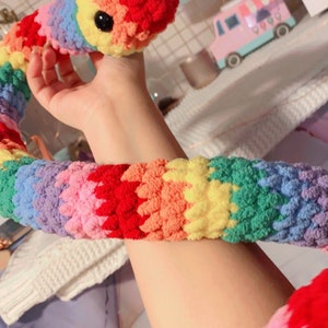 RAINBOW SNAKE | Crochet Snake Amigurumi | Cute Fun Toy for Children ...