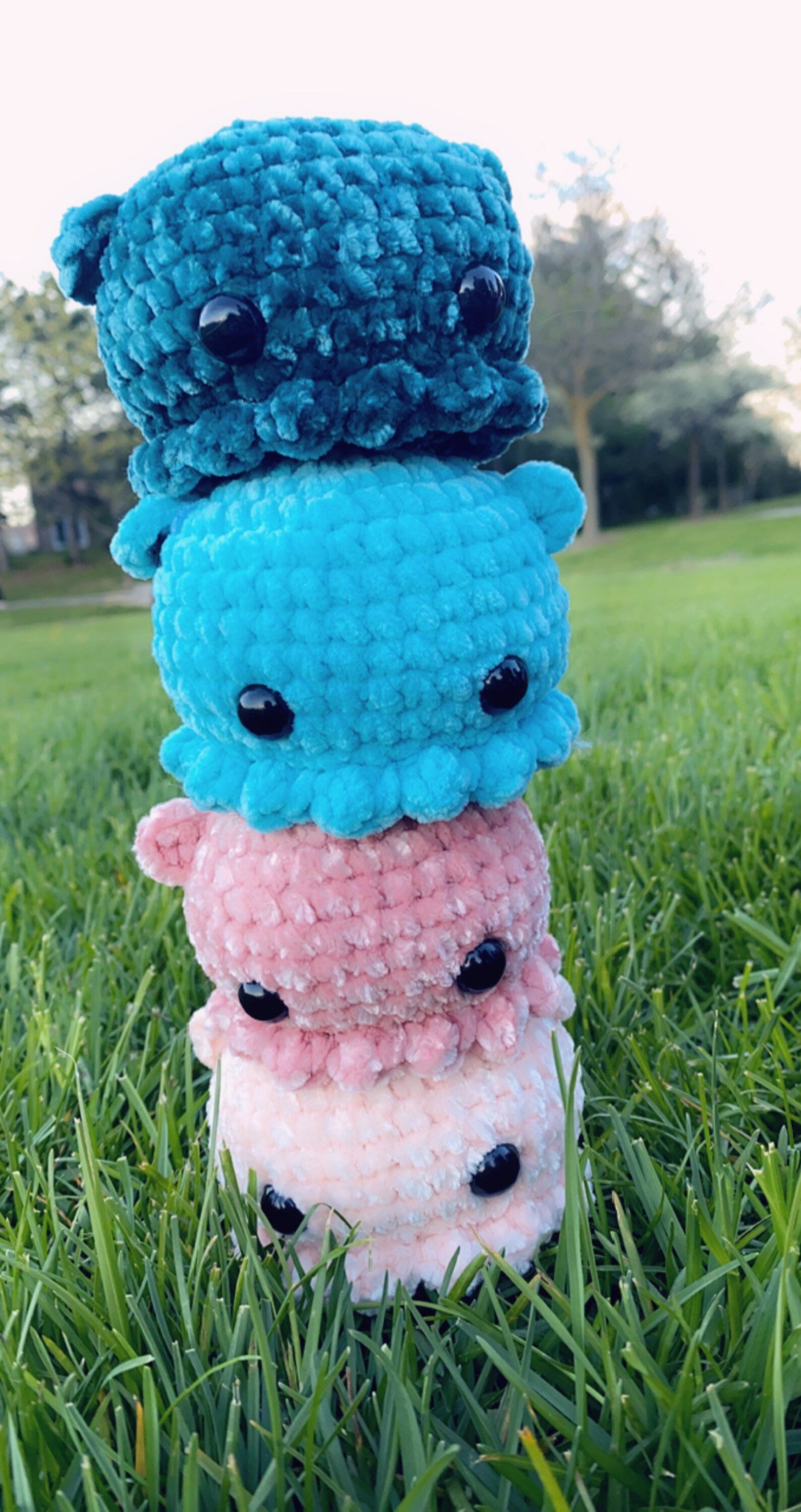 DUMBO OCTOPUS PLUSH | Crochet Octo Amigurumi | Cute Blue Sea Animal ...