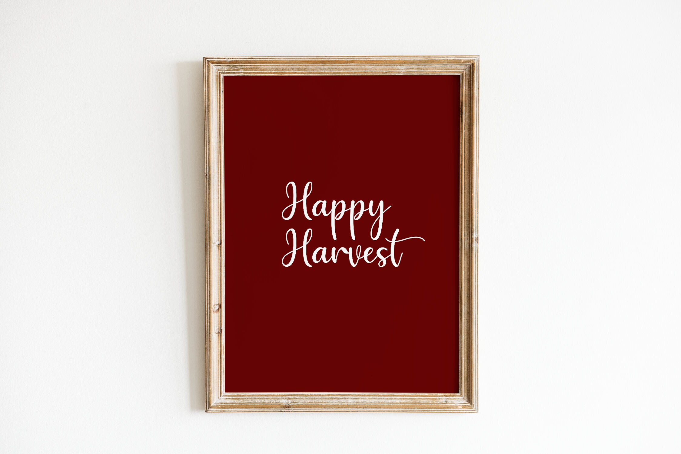 Happy Harvest Printable | DIGITAL DOWNLOAD | Autumn Home Decor | Fall ...