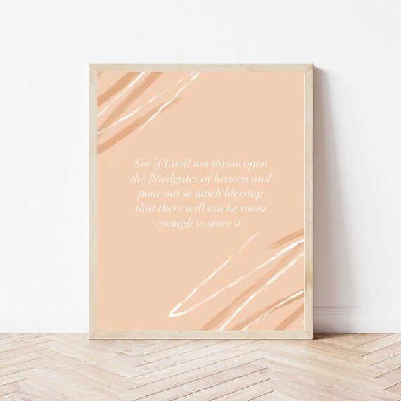 Bible Verse Wall Art Scripture Printable DIGITAL Download - Etsy