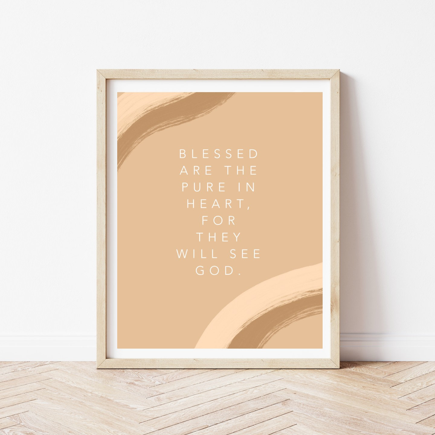 Bible Verse Printable | Blessed Are the Pure in Heart | Christian ...